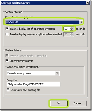 Boot from a VHD file